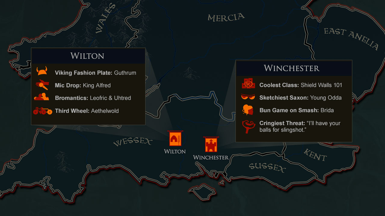 Last Kingdom Map Of England - Map