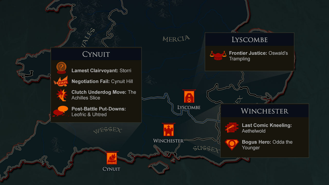 The Last Kingdom Map Of England - Map