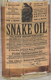 The ultimate in "snake oil"? | Steve Hoffman Music Forums